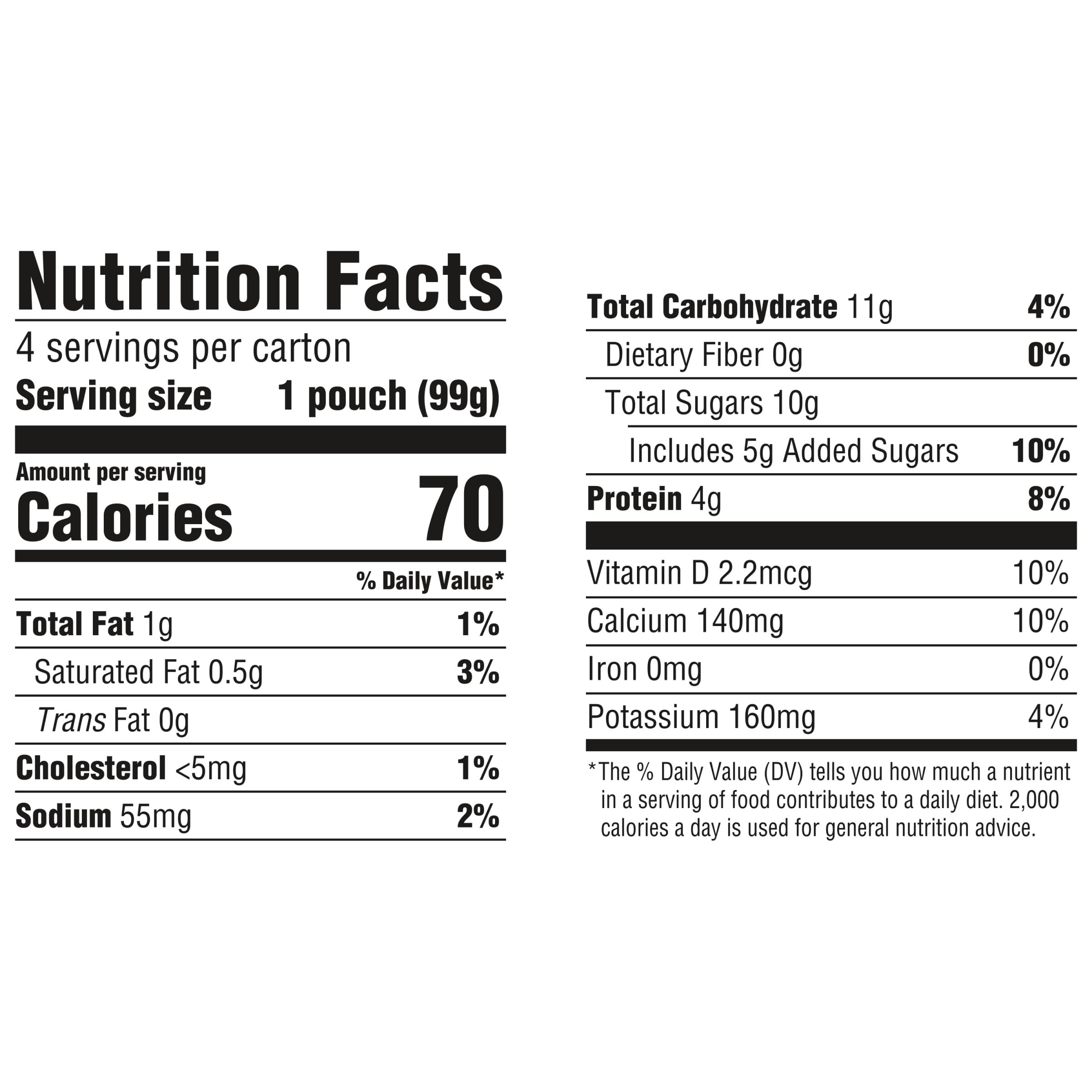 Danimals Squeezables Low Fat Yogurt Pouch, Cotton Candy, Gluten-Free,3.5 Oz, Pack of 4