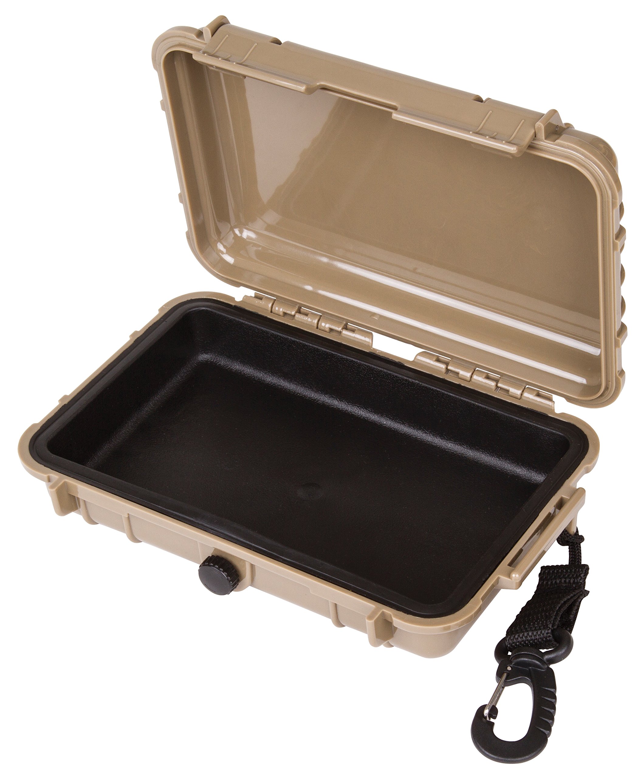Flambeau Outdoors 402HD-T HD Tuff Box with Zerust Anti-Corrosion Liner, Dry Box Storage, Small, Tan