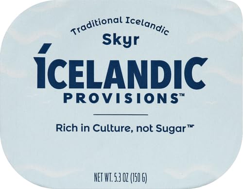 Icelandic Provisions, Wild Blueberry and Bilberry Thick and Creamy SKYR, 5.3 Ounce