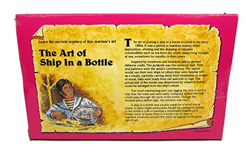 USS Constitution Ship Build Your Own Boat In A Bottle Model Kit - Made In US