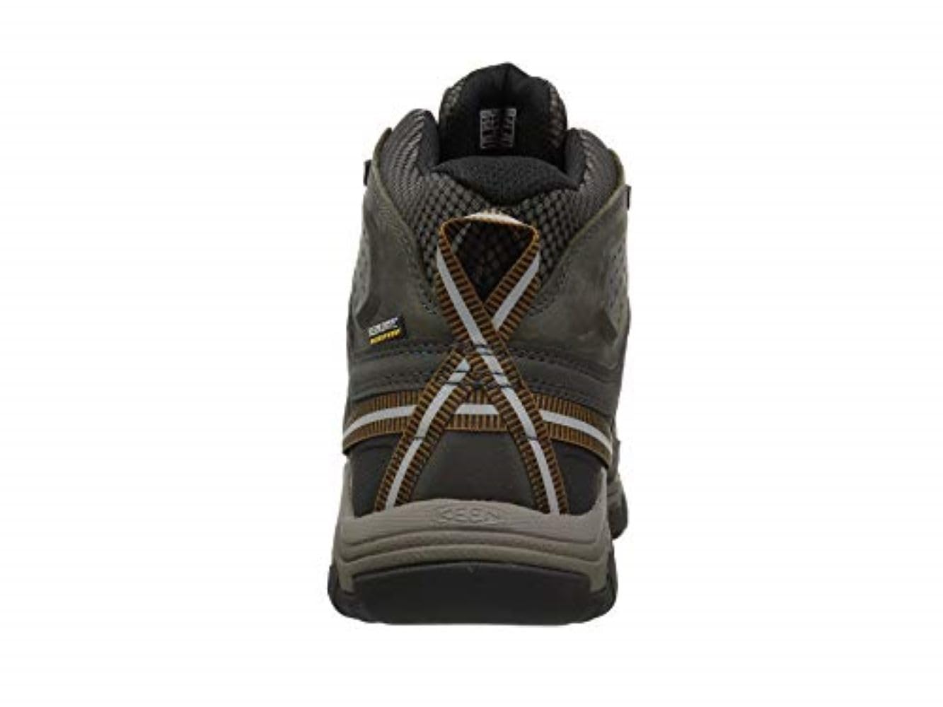 KEEN Men's Targhee 3 Mid Height Waterproof Hiking Boots, Black Olive/Golden Brown, 10.5