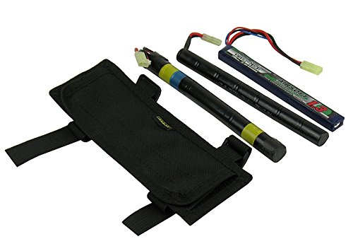 tactic.world Battery on The Butt handguard Pouch Case Paintball Airsoft Bag SVD Sniper Buttstock Shotgun