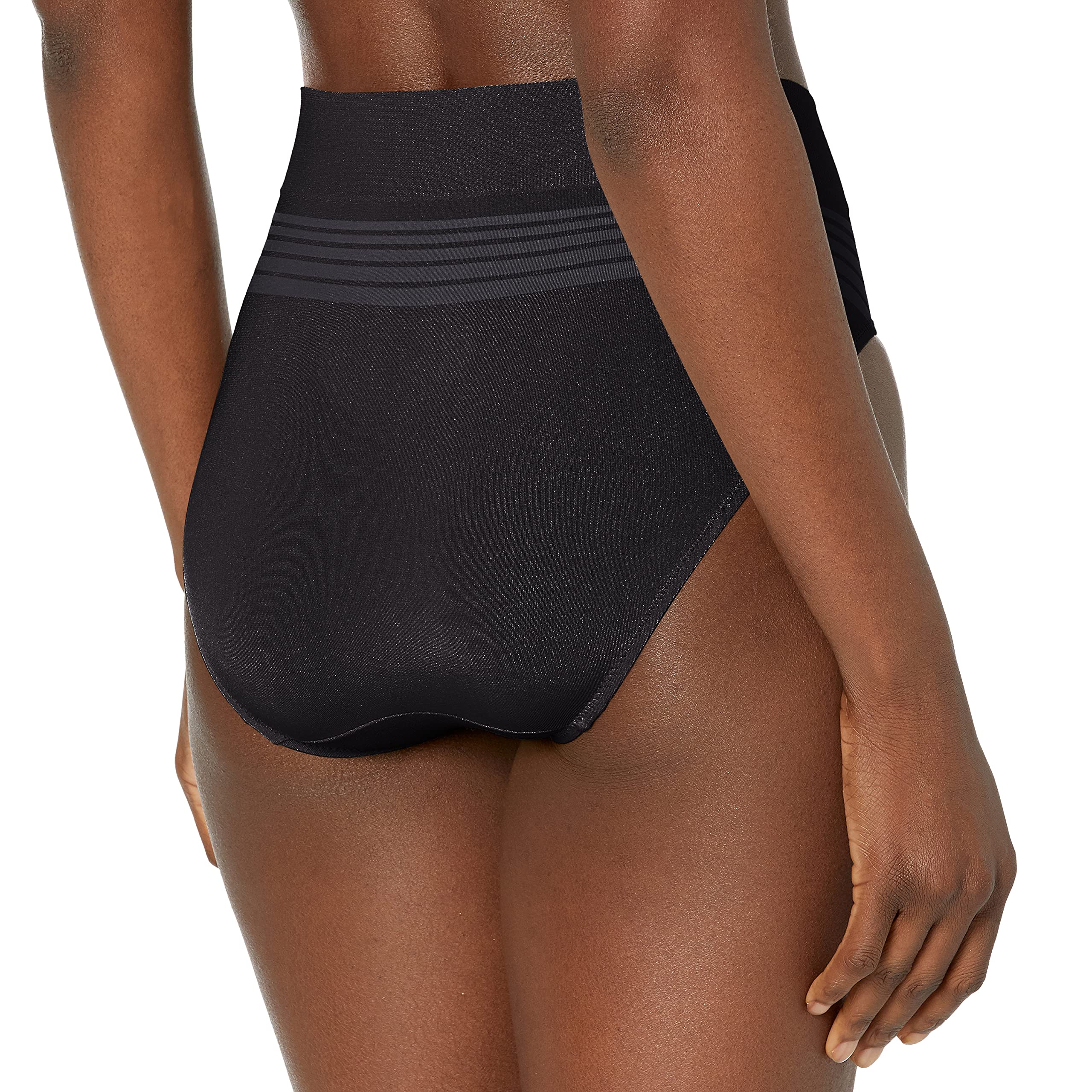 Warner's Women's No Pinching No Problems Dig-Free Comfort Waist Smooth and Seamless Hi-Cut RT5501P, Black, X-Large