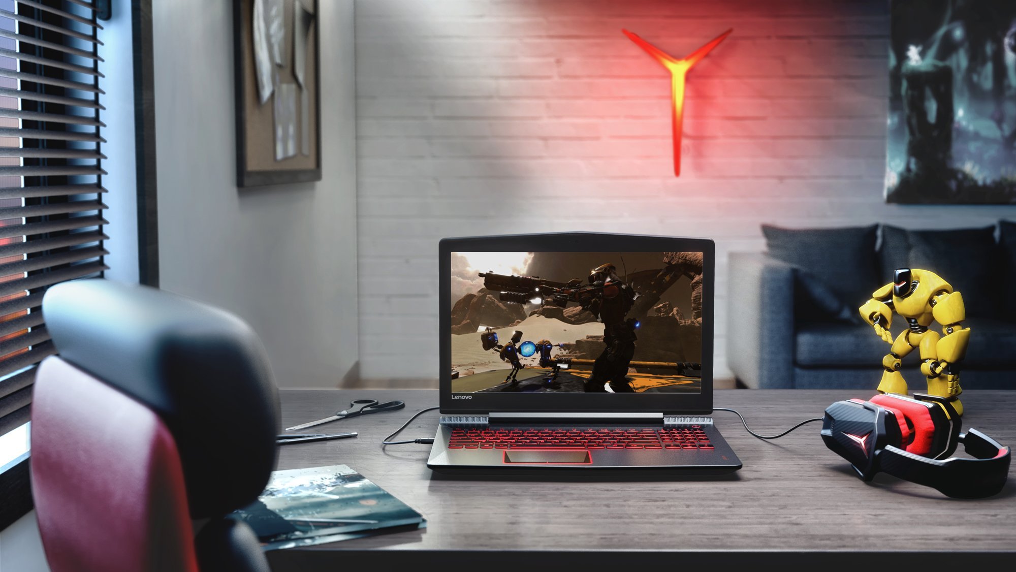 Lenovo Legion Y520 15.6 inch FHD Gaming Laptop Computer (Intel Core i5-7300HQ, NVIDIA GeForce GTX 1050 Ti 4GB, 8GB RAM, 256GB PCIe SSD, Windows 10) 80WK00FHUS