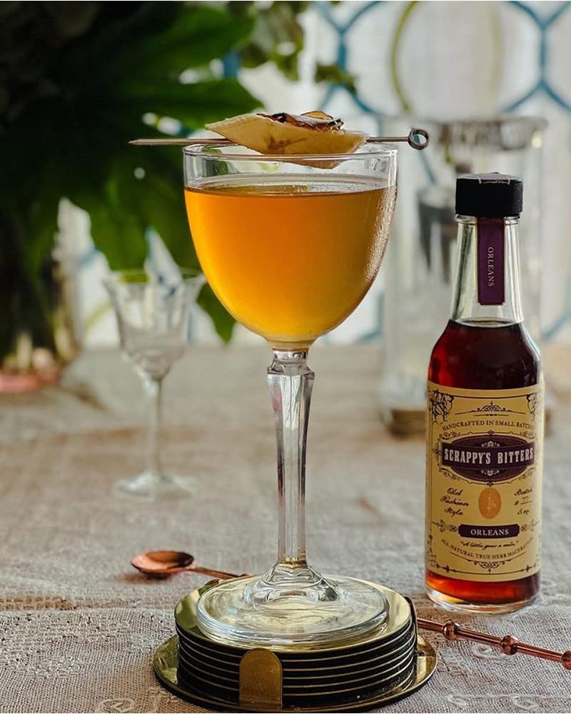 Scrappy's Bitters - Orleans, 5 oz - Organic Ingredients, Finest Herbs & Zests, No Extracts, Artificial Flavors, Chemicals or Dyes. Made in the USA!