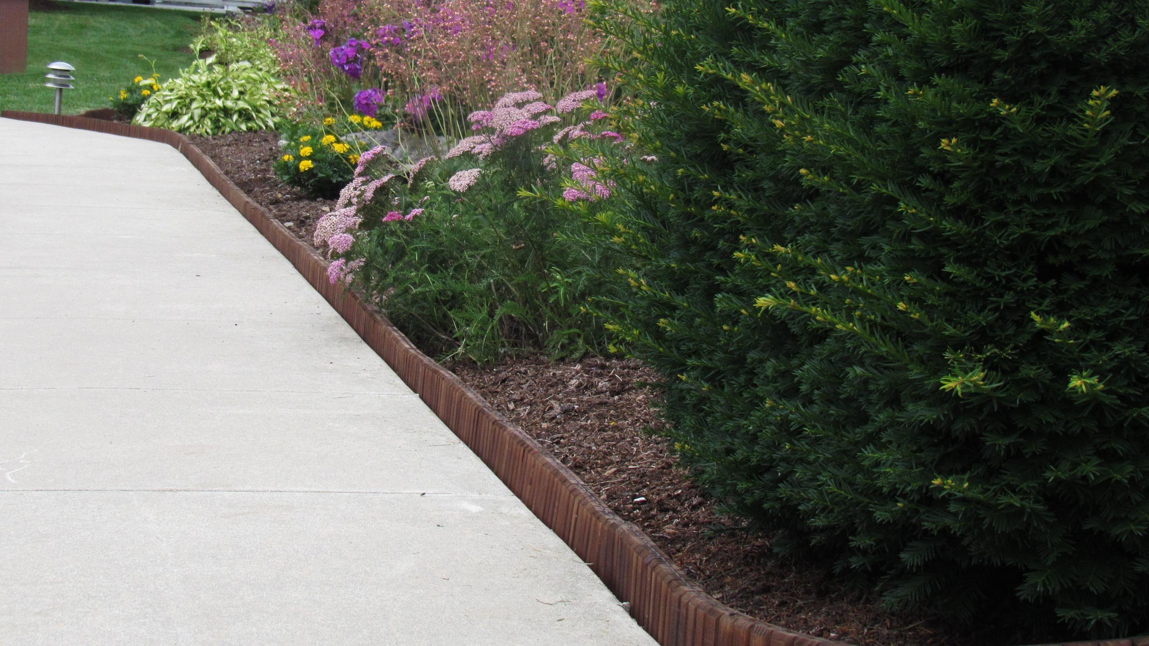 Flexible Brown Natural Lawn & Landscape Border Edging (8-Pack)