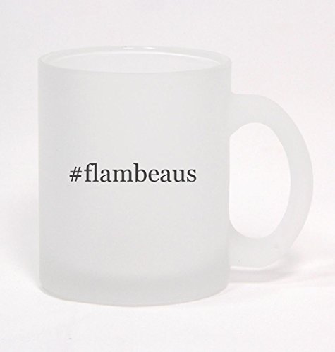 #flambeaus - Hashtag Frosted Glass Coffee Mug 10oz