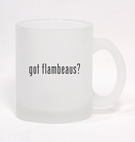 got flambeaus? - Frosted Glass Coffee Mug 10oz