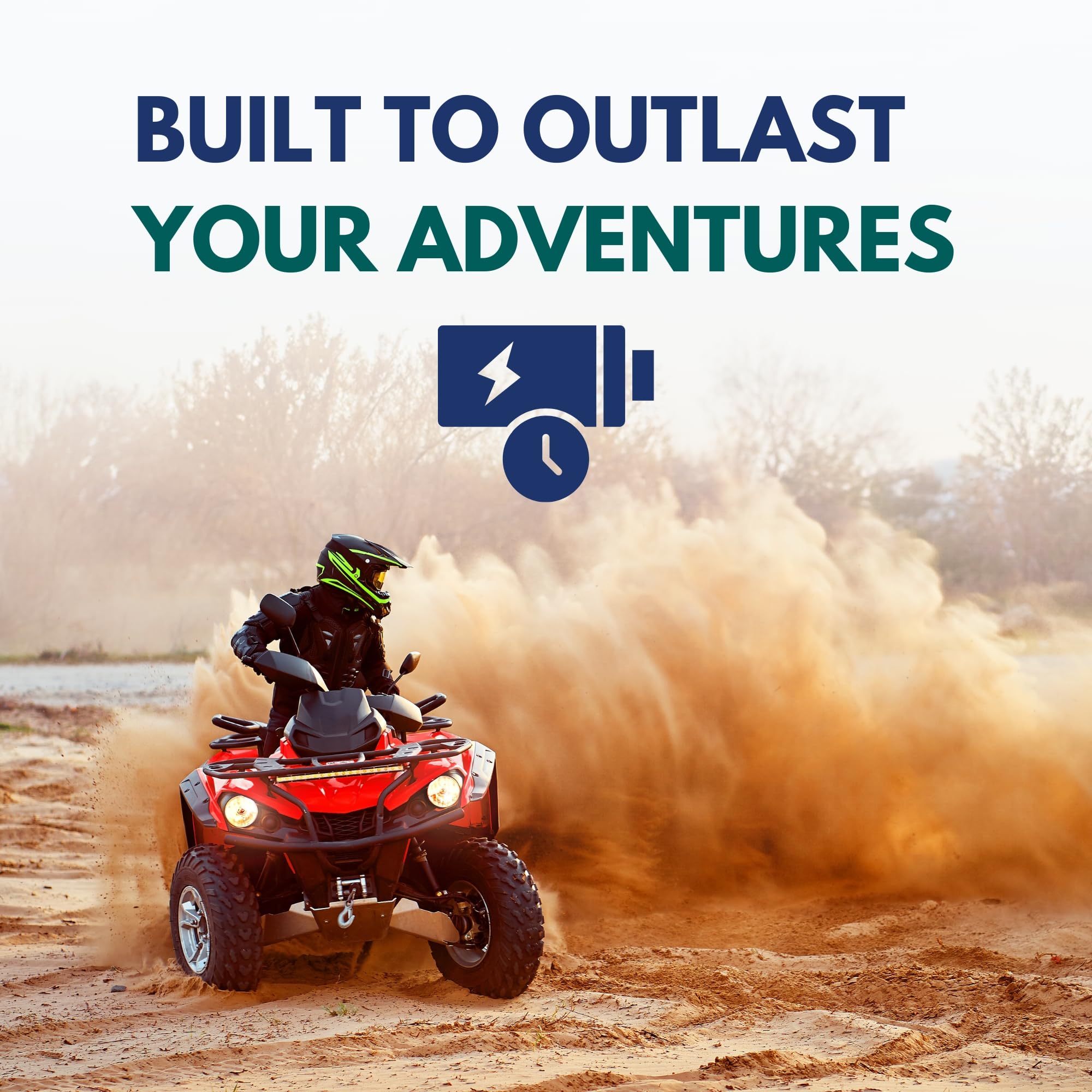 YTX14-BS Replacement For Honda Rincon 650 Battery 2003-2005 - Compatible With Honda TRX650 FourTrax 650CC, TRX 650 Four Wheeler Quad ATV Batteries - 12V 12AH Maintenance Free