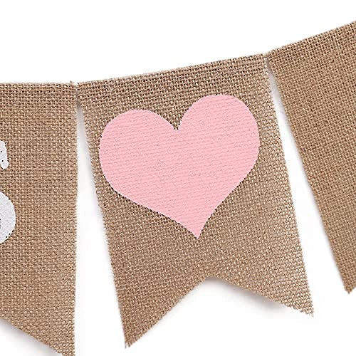 Love is Sweet Burlap Banner - Love is Sweet Decorations, Sweets Burlap Banner,Baby Shower,Photo Decoration Props, Rustic Wedding Bridal shower Decor