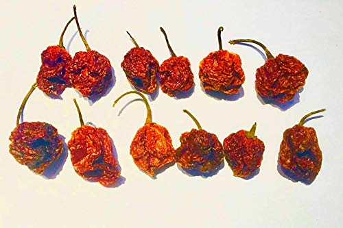 Wicked Reaper Wicked Tickle Carolina Reaper Chili Peppers World's Hottest Dried Spice 10 Pack +2 Free