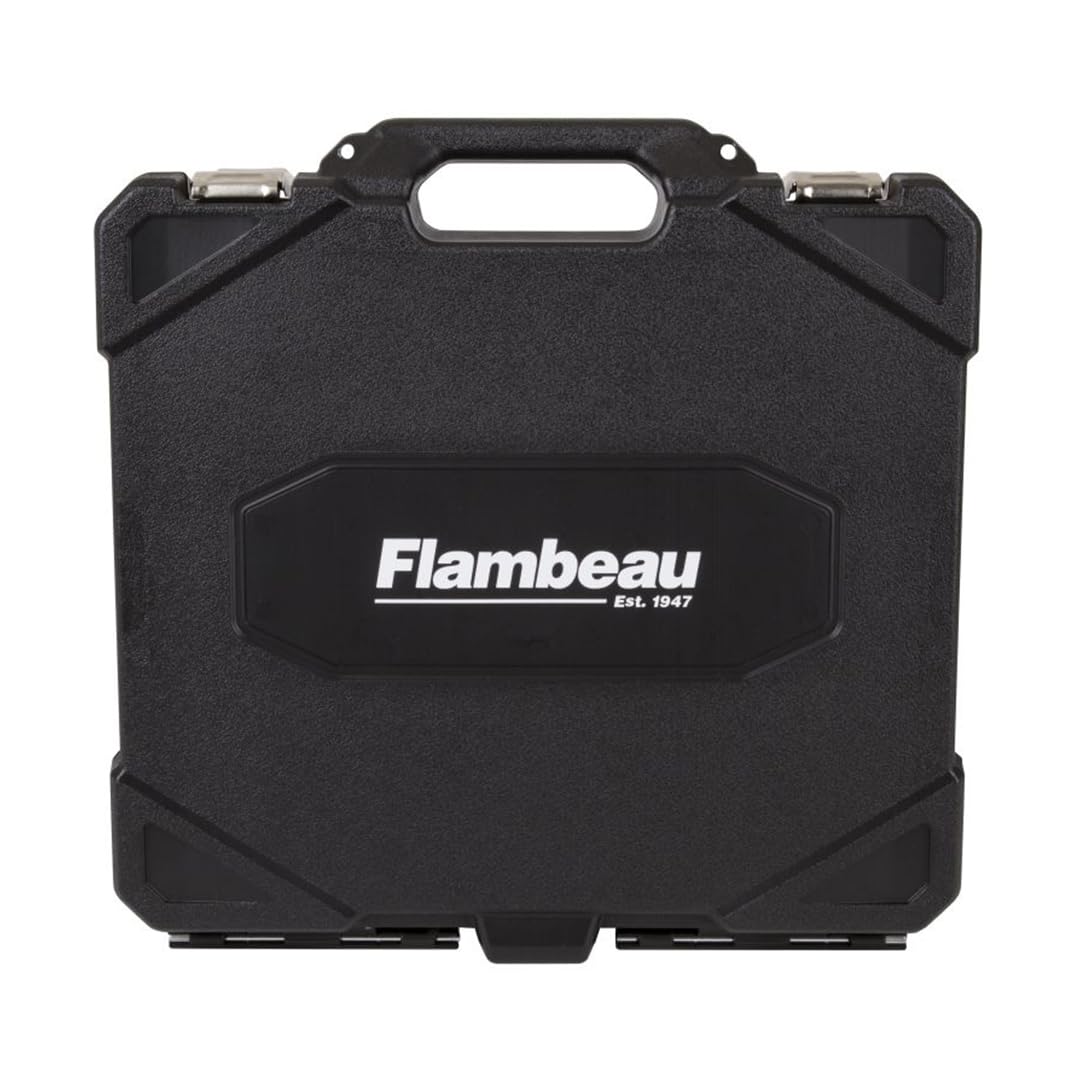 Flambeau Outdoors 40DWS Double Wall Safe Shot Double Pistol Case 13.5", Portable Firearm Storage Accessory
