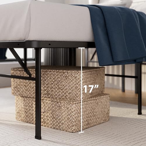 ZINUS SmartBase Heavy Duty Mattress Foundation, 18 Inch Metal Platform Bed Frame, No Box Spring Needed, Sturdy Steel Frame, Underbed Storage, King
