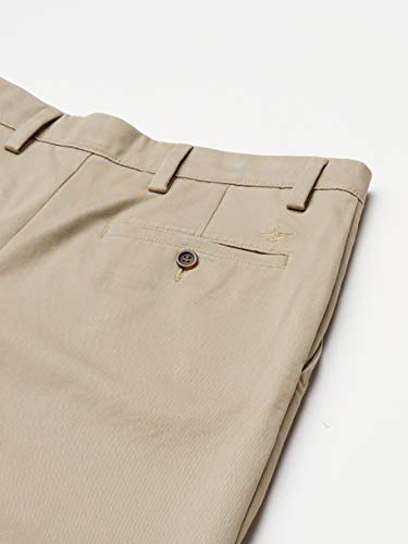 Dockers Men's Classic Fit Easy Khaki Pants-Pleated (Standard and Big & Tall), Timberwolf, 42W x 30L