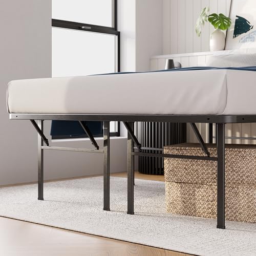 ZINUS SmartBase Heavy Duty Mattress Foundation, 18 Inch Metal Platform Bed Frame, No Box Spring Needed, Sturdy Steel Frame, Underbed Storage, King