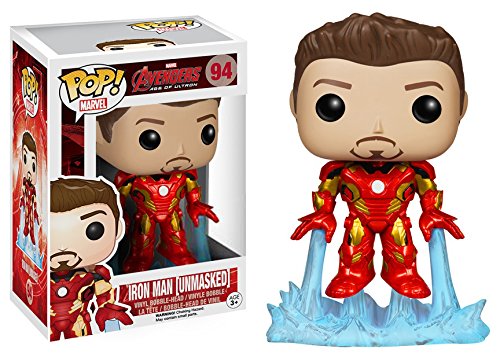 Funko POP Marvel: Avengers 2 Unmasked Iron Man Action Figure (Amazon Exclusive)