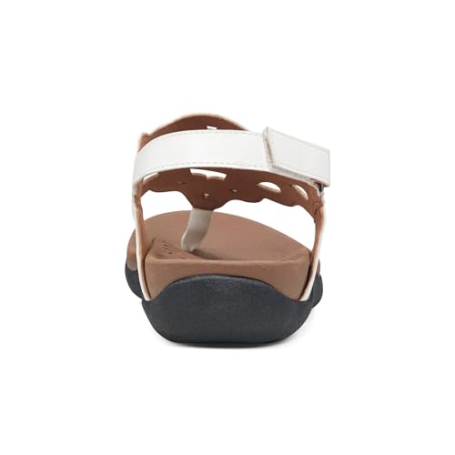 Rockport Women's Ridge Sling Sandal, White, 10 W US