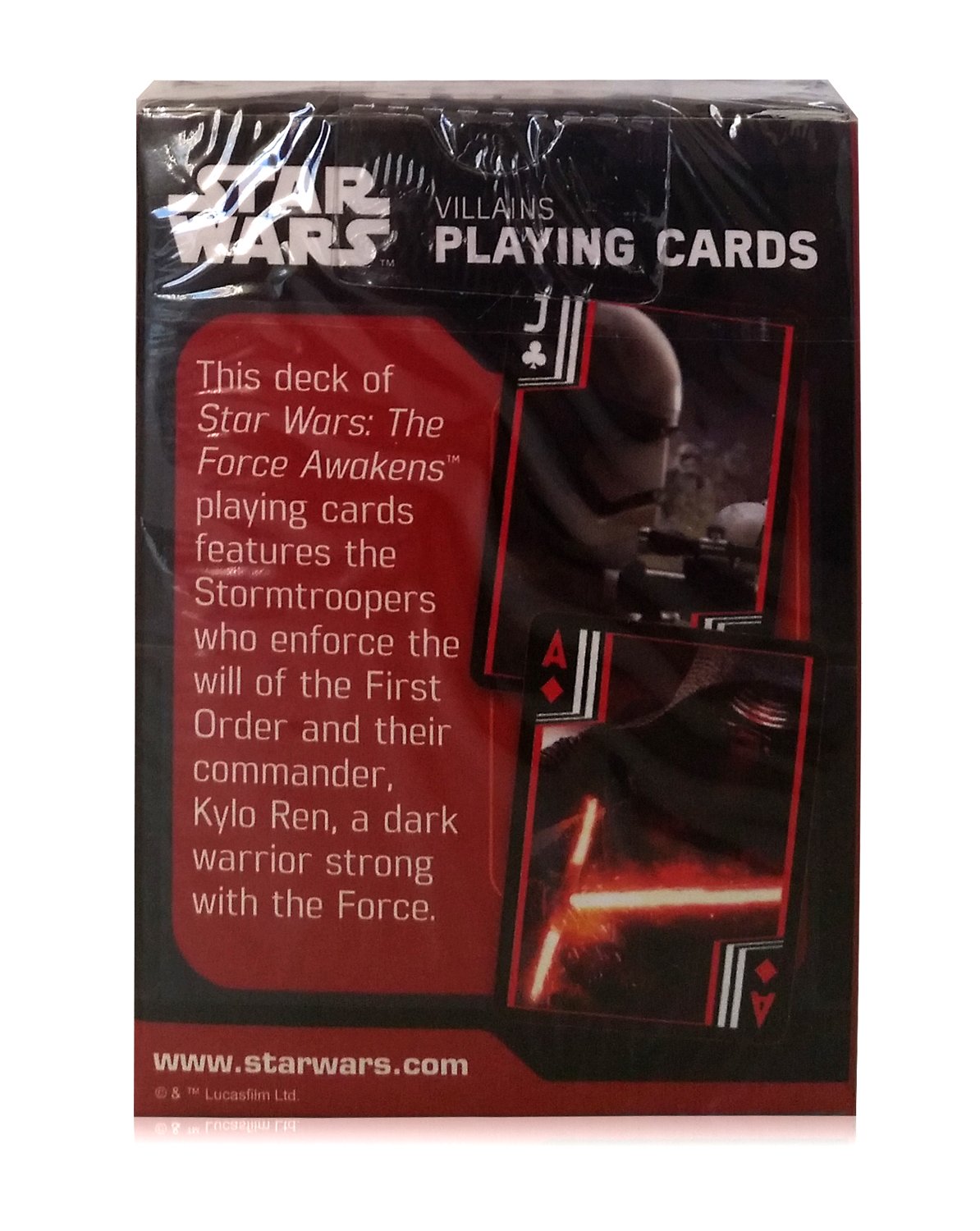 Star Wars The Force Awakens Villains Playing Cards Deck