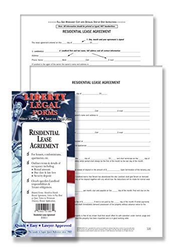 Permacharts Residential Lease Agreement - USA - Do-it-yourself Legal Forms