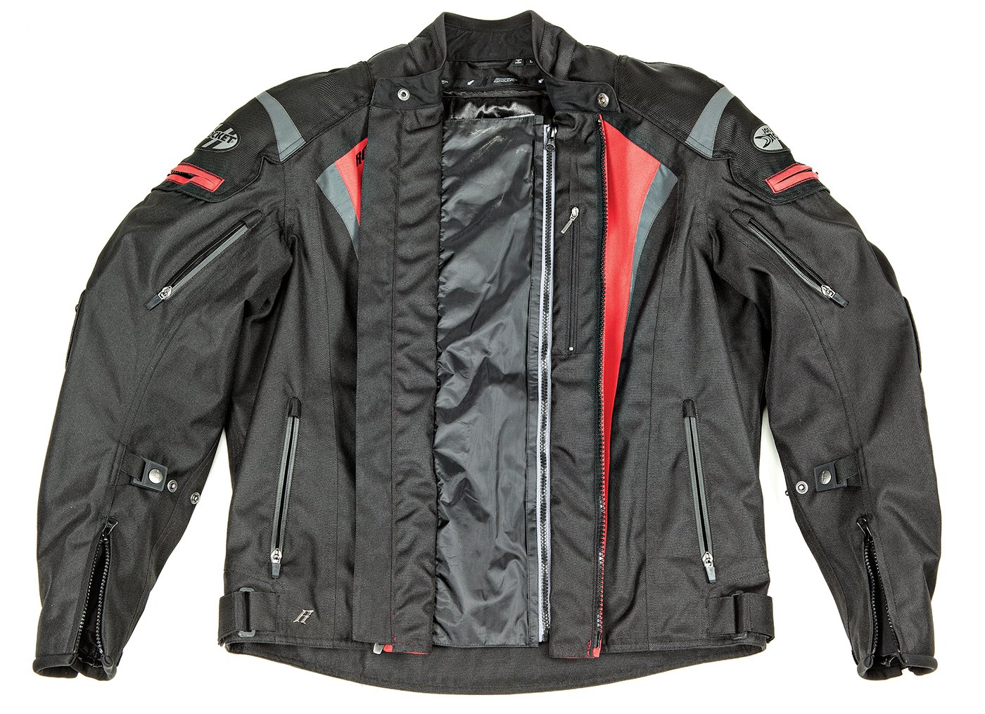 Joe Rocket 1651-5005 Men's 5.0 Textile Motorcycle Jacket (Black, X-Large)
