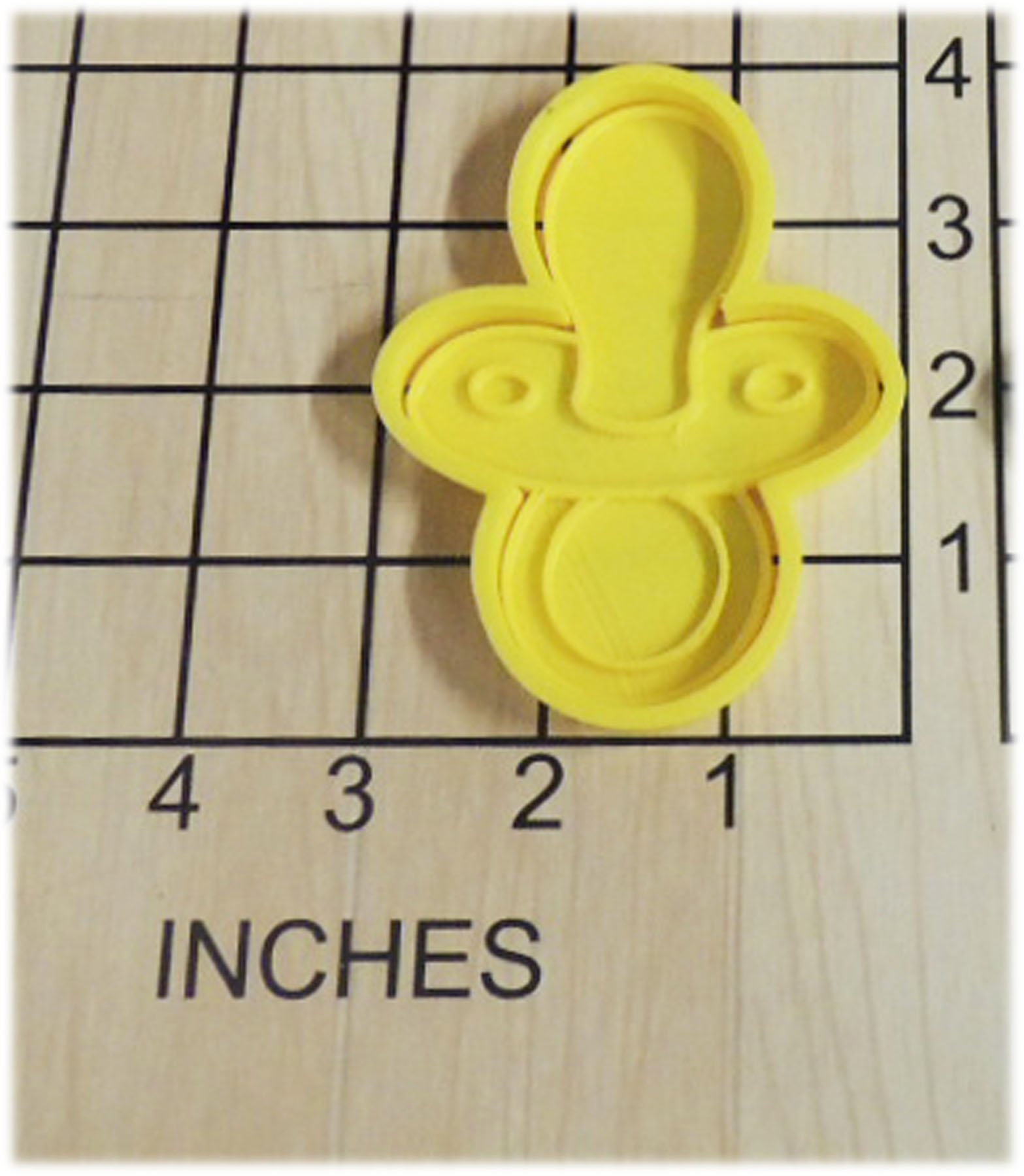 Pacifier shape baby shower Cookie Cutter and Stamp #1093