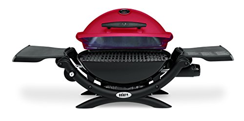 Weber Q1200 Liquid Propane Grill, Red