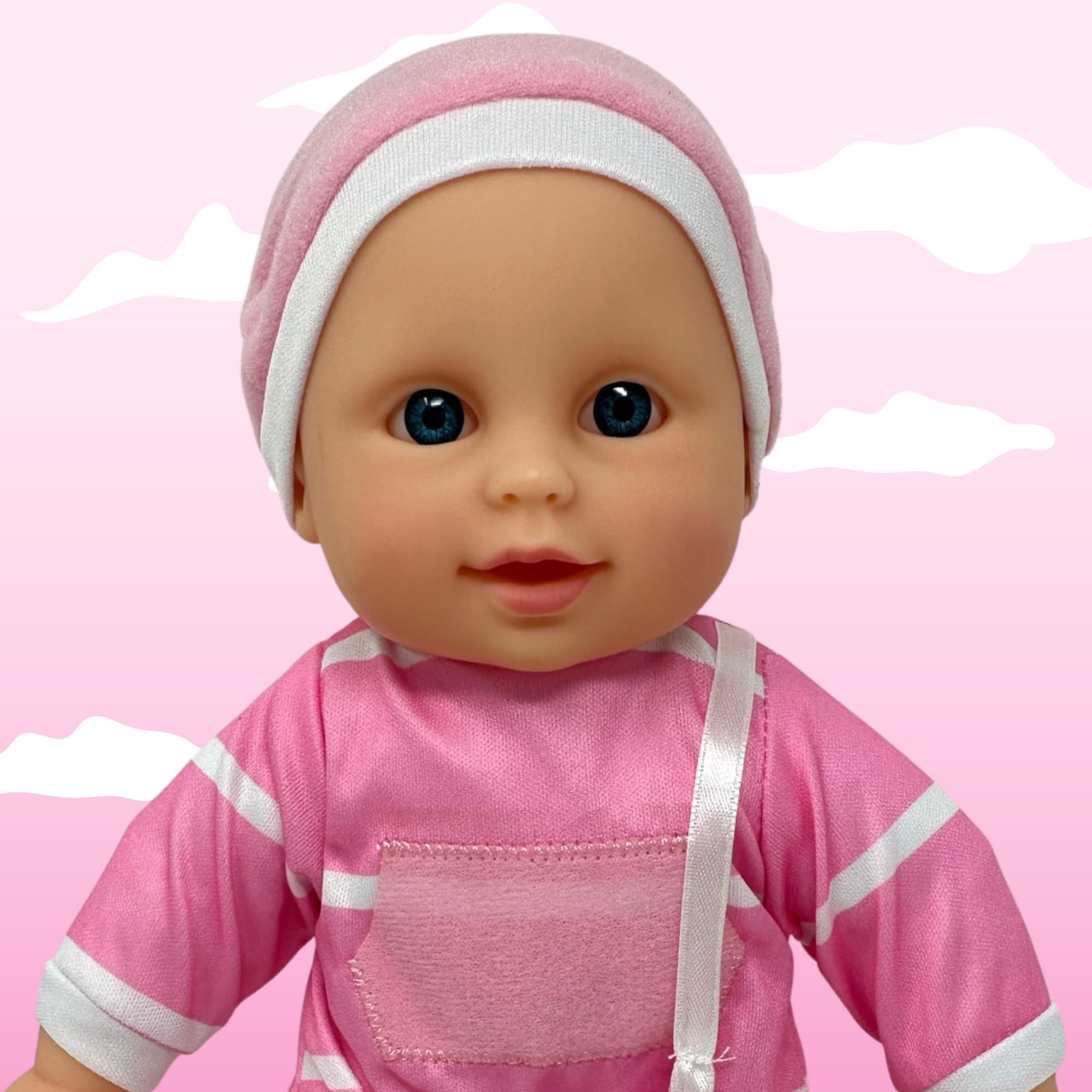 The New York Doll Collection 11 inch Soft Body Doll in Gift Box - Award Winner & Toy 11" Baby Doll (Caucasian)