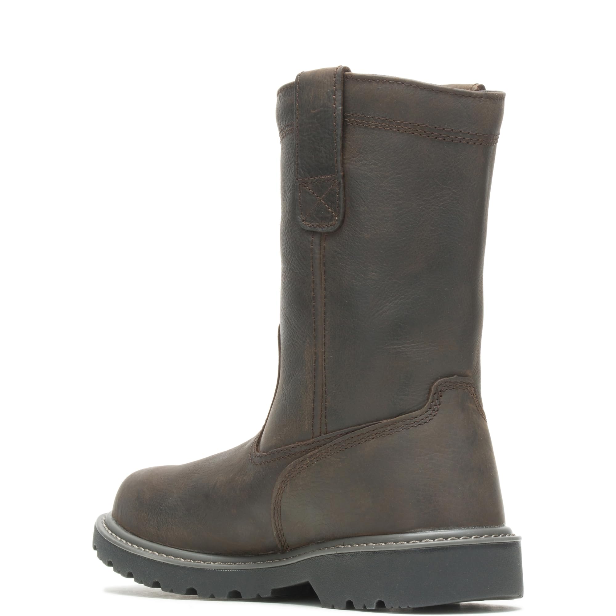 Wolverine Men's Floorhand Waterproof 10" Steel Toe Work Boot, Dark Brown, 10.5 W US