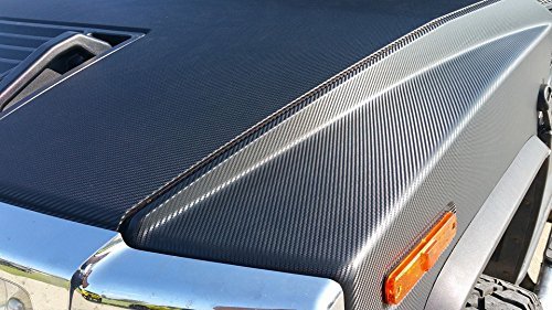 VViViD Black Carbon Fiber Automotive Vinyl Wrap Film w/ 3M Toolkit (1ft x 5ft)