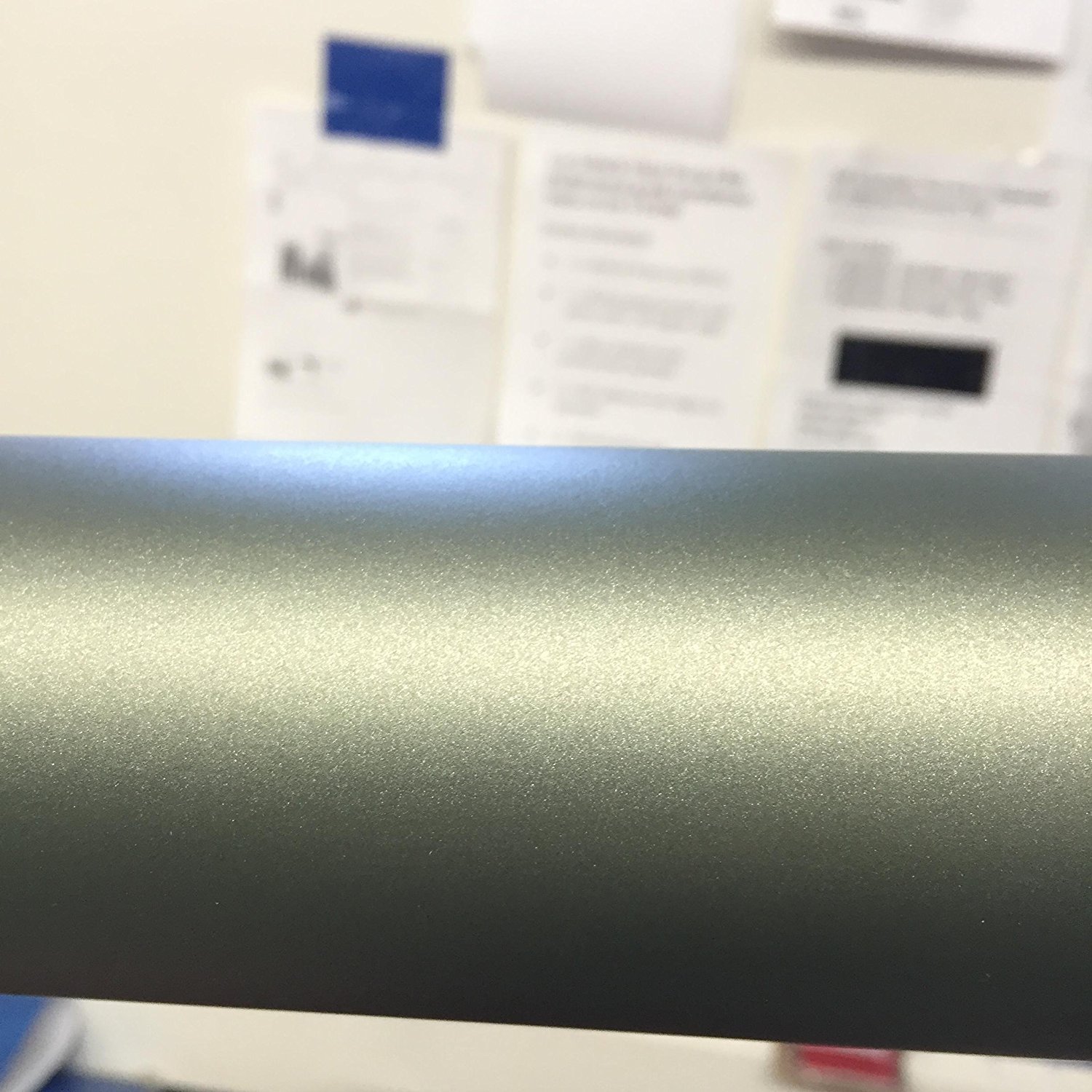 VViViD+ Matte Metallic Military Green (Ghost) Vinyl Wrap Roll (1ft x 5ft)