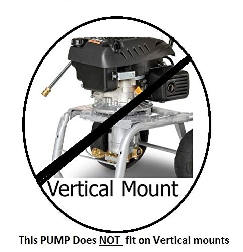 KEXMY EXCELL DEVILBISS Pressure Washer KIT Replacement Pump A01801, A14292, D28744, Models XR2500 XR2625 XR2600 XC2600 EXHA2425 Radial Pump, Horizontal 7/8 Shaft *