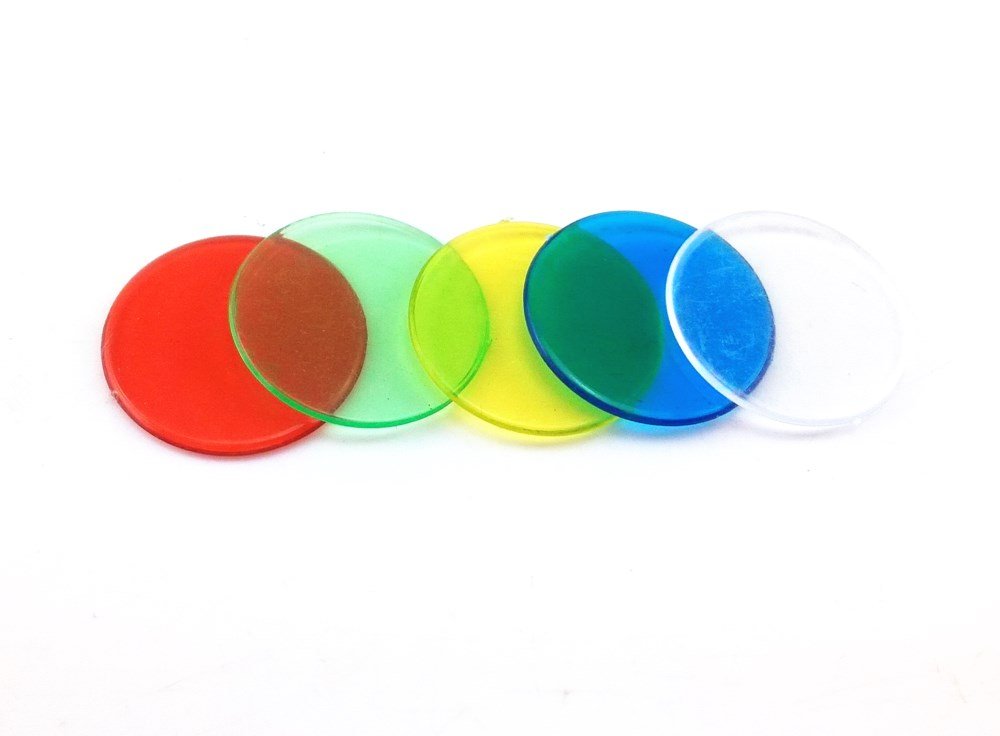 Honbay 300pcs Mix Color Translucent Bingo Markers Bingo Counting Chips
