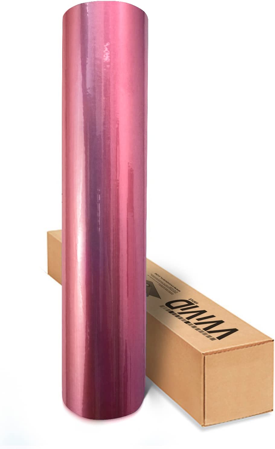 VVIVID XPO Gloss Liquid Metal Pink Vinyl Car Wrap Film (1ft x 5ft)
