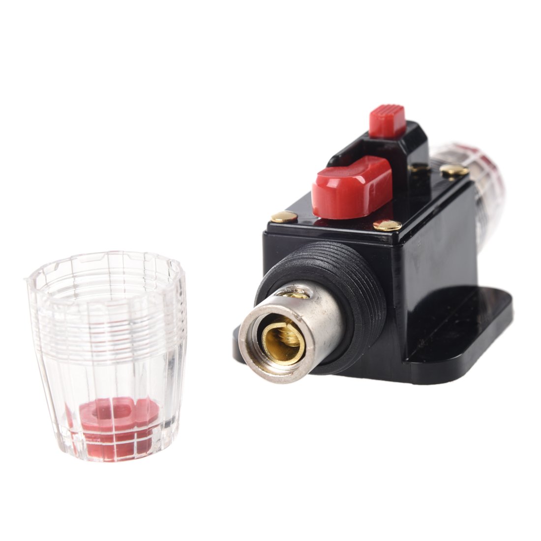 ANJOSHI 100A Auto Car Protection Stereo Switch Fuse Holders Inline Circuit Breaker Reset Fuse Inverter for Car Audio System Protection 12V-48V DC