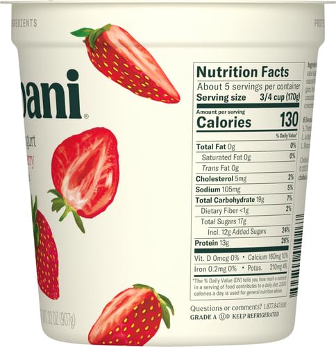 Chobani® Strawberry Non-Fat Greek Yogurt 32oz