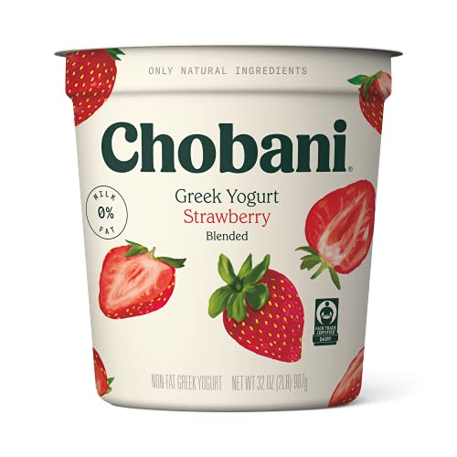 ChobaniĀ® Strawberry Non-Fat Greek Yogurt 32oz