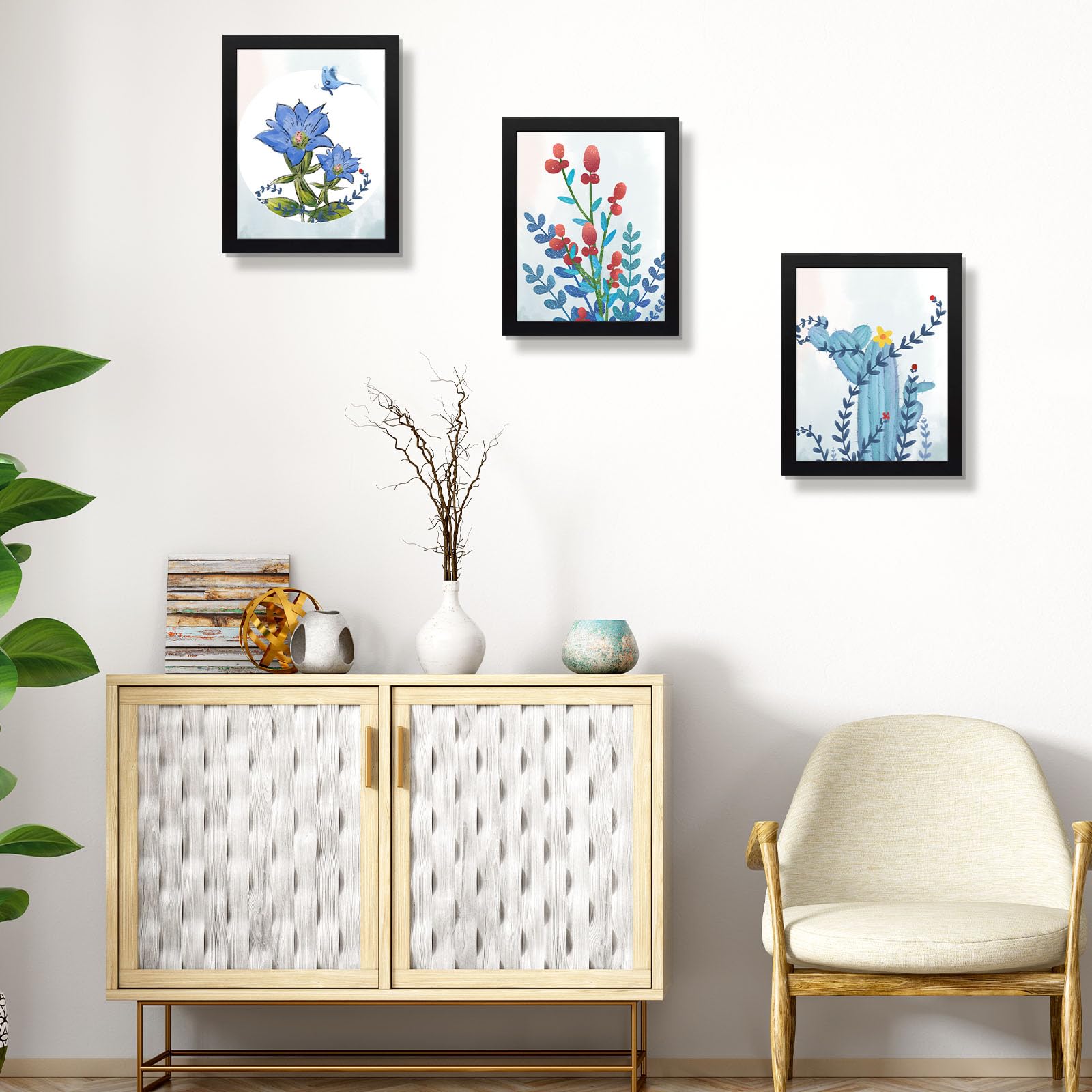 Golden State Art, 11x14 Black Photo Wood Frame with Real Glass and White Mat for 8x10 Picture