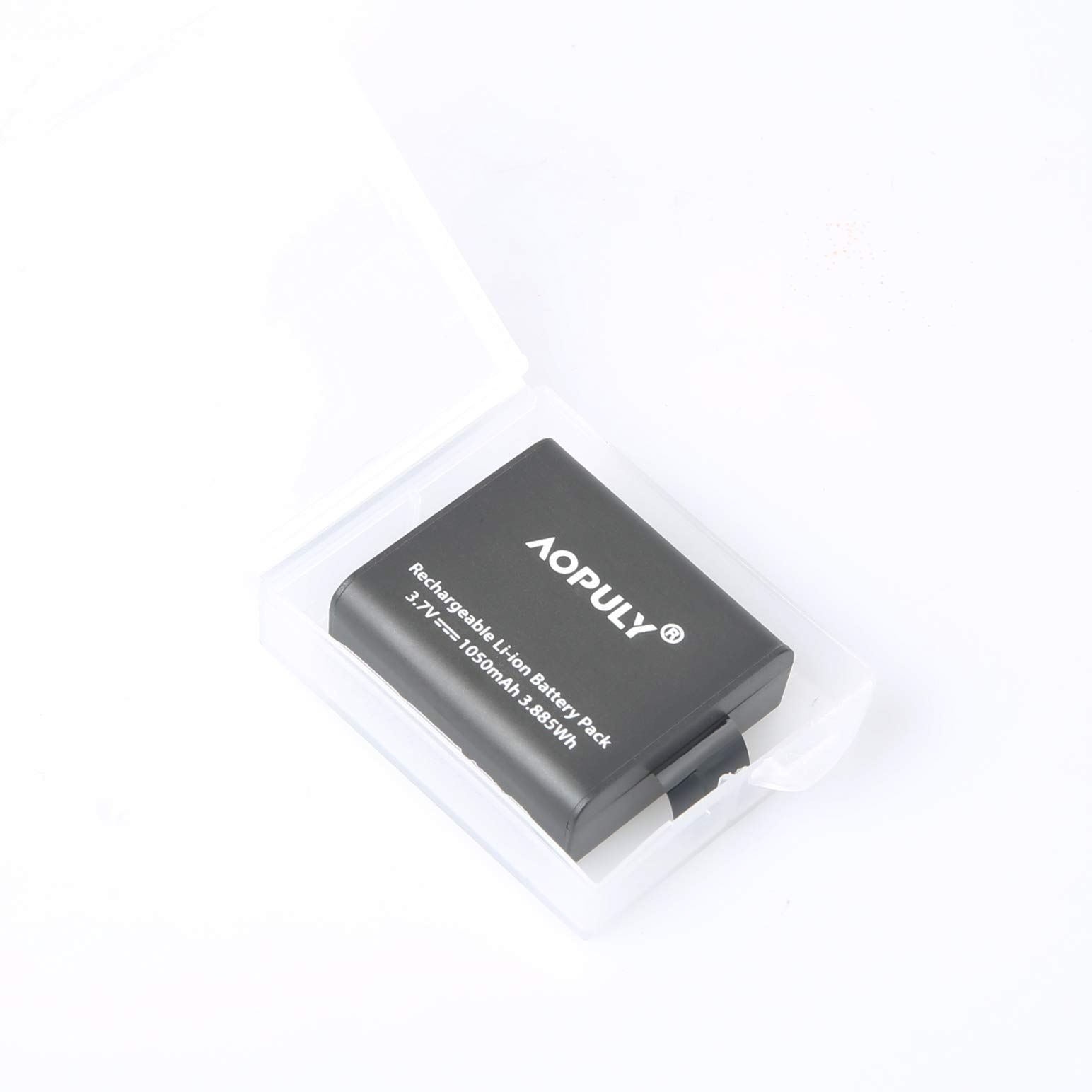 AOPULY 4-Pack PG1050 Rechargeable Action Camera Battery & LCD Dual Charger for 4k Action Camera AKASO EK7000, APEMAN, EKEN, Campark, SOOCOO, DBPOWER, Crosstour, FITFORT, DROGRACE