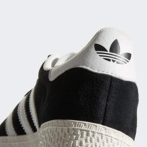 adidas Originals Kids Gazelle Black/White/Gold 11 Little Kid M
