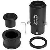 Gosky Deluxe Telescope Camera Adapter Kit for Sony E-Mount (Mirrorless) Cameras (E-Mount - Including NEX, A7 & VG Series)- for Telescope Prime Focus and Eyepiece Projection Photography