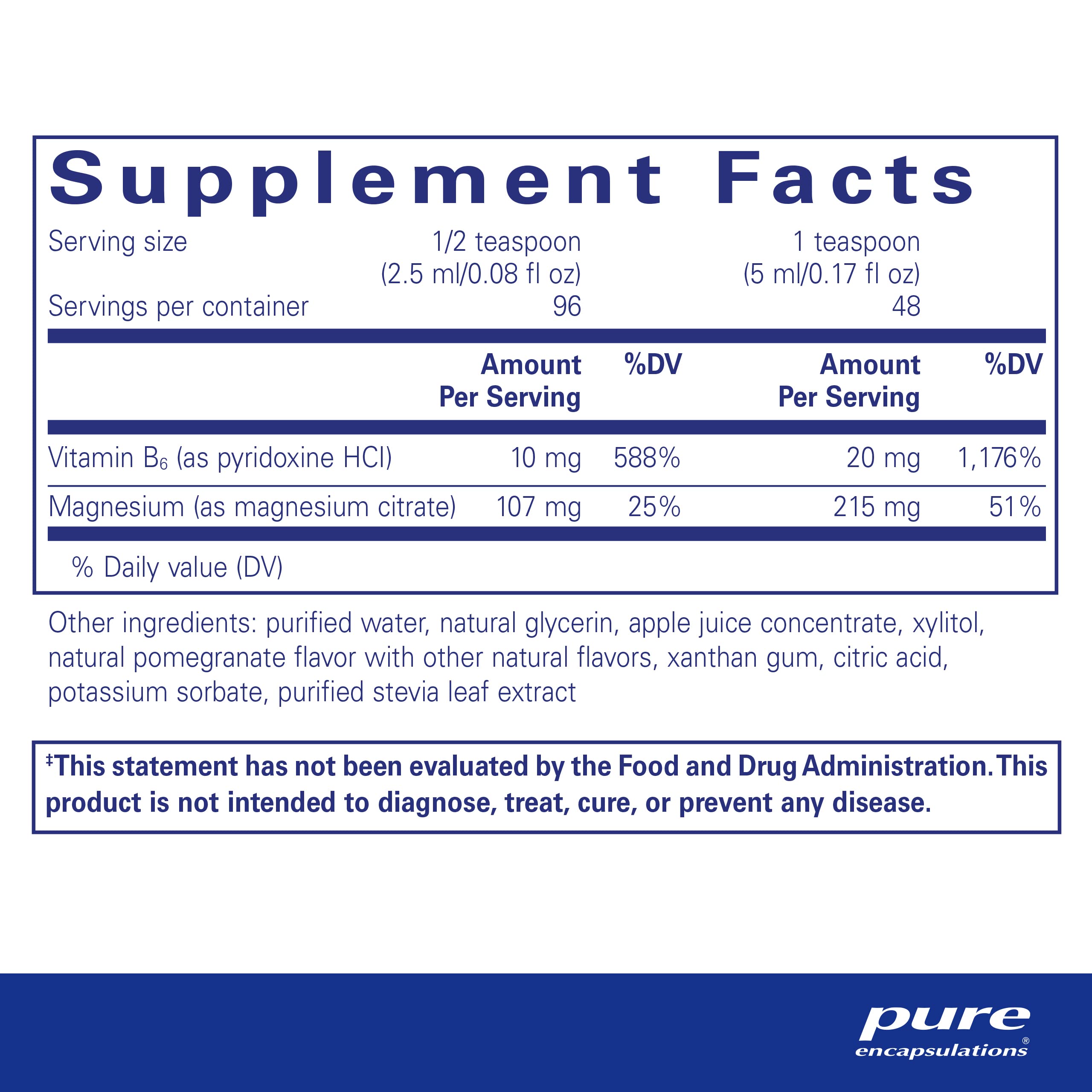 Pure Encapsulations Magnesium Liquid | Hypoallergenic Combination to Support Musculoskeletal and Cardiometabolic Health | 8.1 fl. oz.