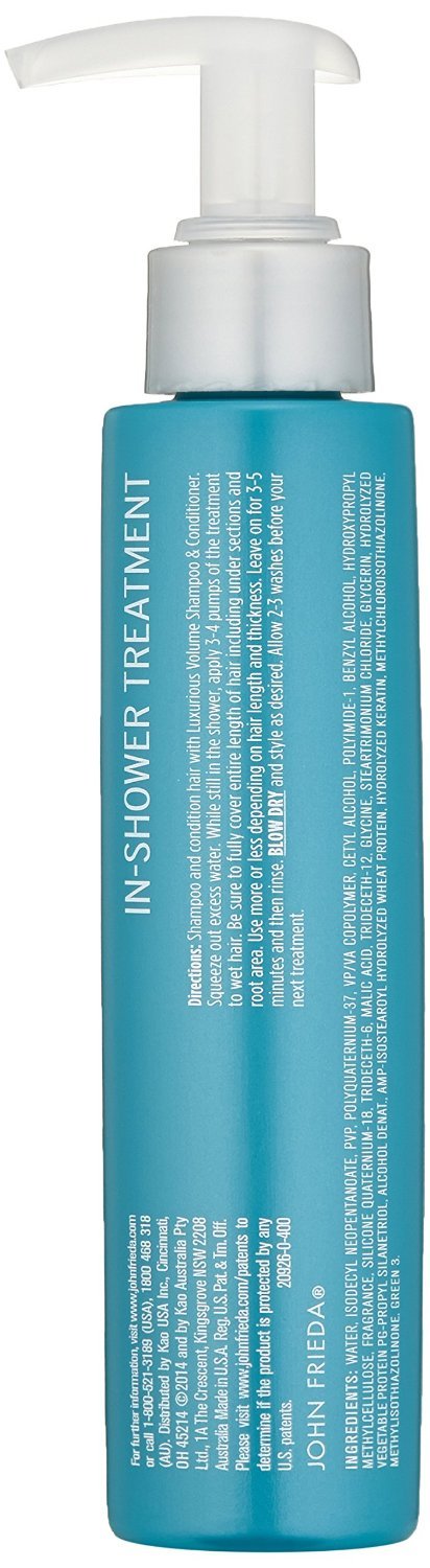 John Frieda Luxurious Volume 7-Day Volume Treatment 4 Ounce (118ml) (2 Pack)