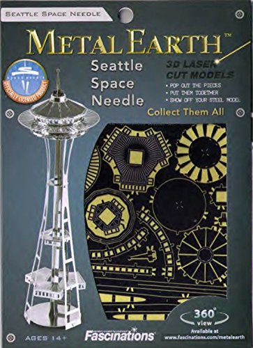 Fascinations Metal Earth Seattle Space Needle 3D Metal Model Kit
