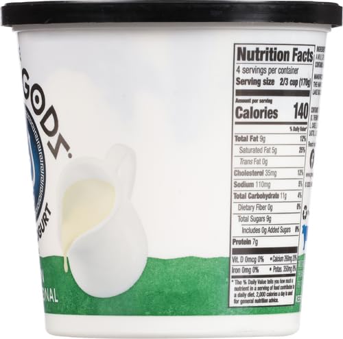 The Greek Gods Greek Yogurt, Plain, 24 oz