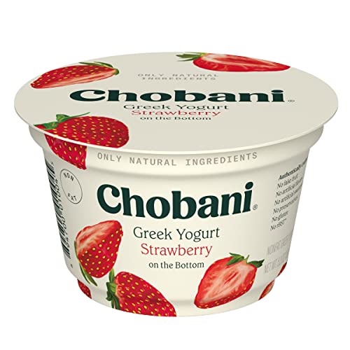 ChobaniĀ® Non-Fat Greek Yogurt Strawberry on the Bottom 5.3oz