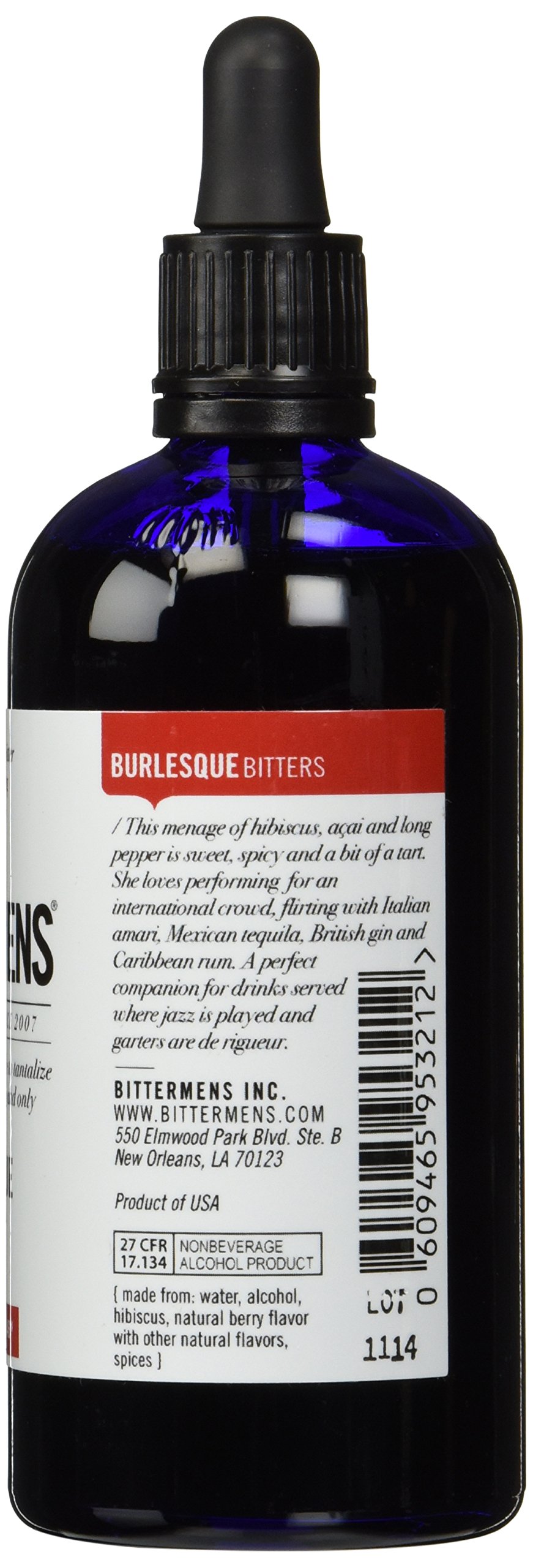 Bittermens Burlesque Bitters, 5oz - For Modern Cocktails, A Spicy Little Tart That is Sure to Tantalize Your Taste Buds