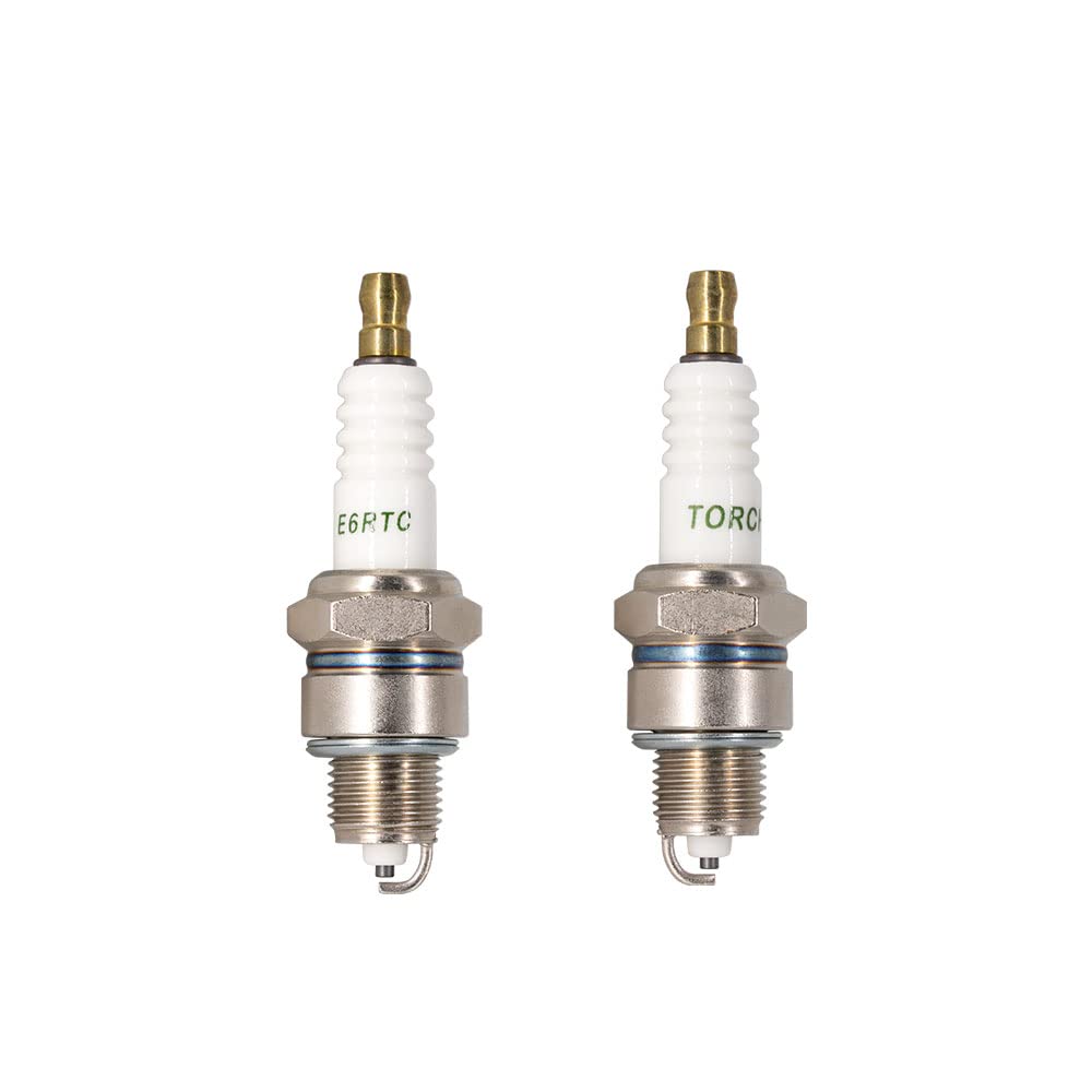 TORCH E6RTC Spark Plug Replace for NGK BPR6HS Spark Plug, for BOSCH WR7BC Spark Plug, for CHAMPION RL82YC Spark Plug, for DENSO IWF20 W20FPR-U Spark Plug, for TORO 418 119-1961 spark plug, OEM, ea
