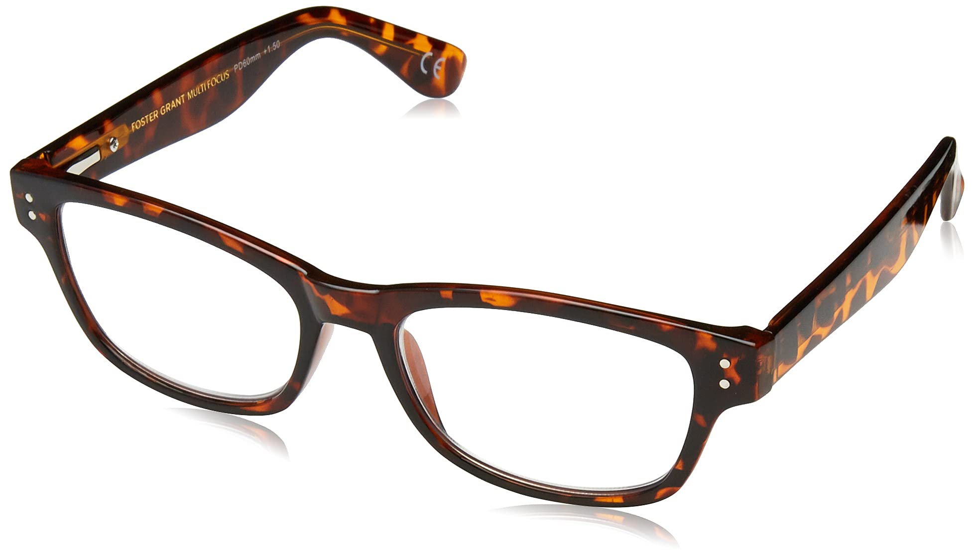 Foster Grant Conan Multifocus Reading Glasses With Anti-Reflective Glasses Coating, Unisex