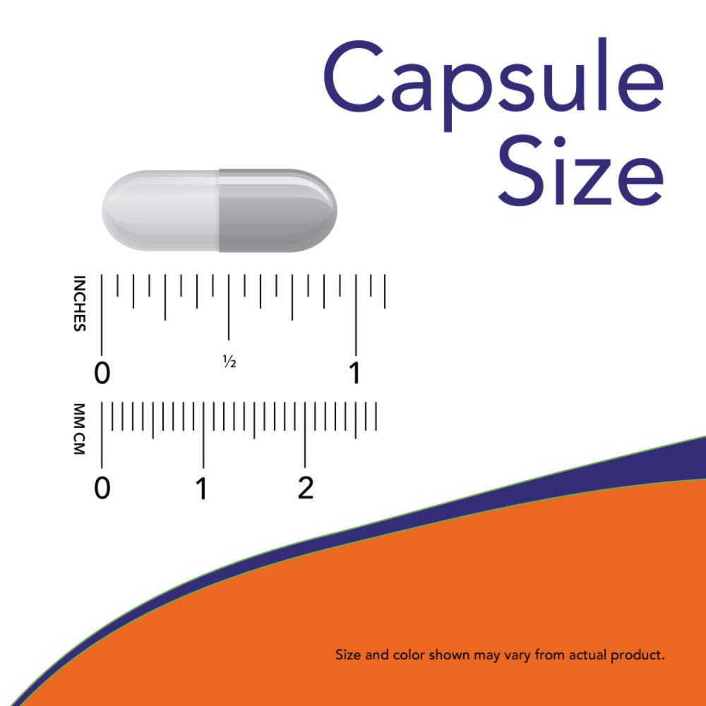 NOW Magnesium 400mg, 180 Veg Capsules