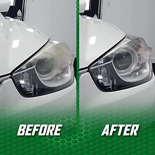 Turtle Wax 51768 Headlight Restorer Kit Headlamp Cleaning Restores Brightness Kit, (Old Version)